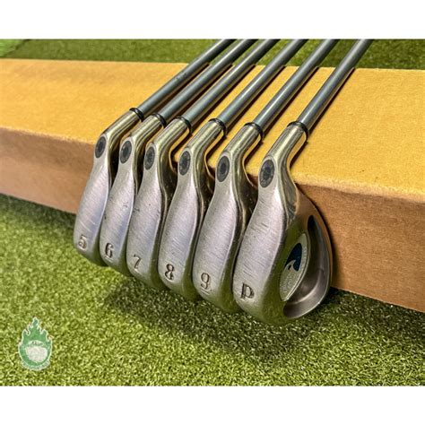 Used Rh Callaway Hawk Eye Irons 5 Pw Regular Flex Graphite Golf Club