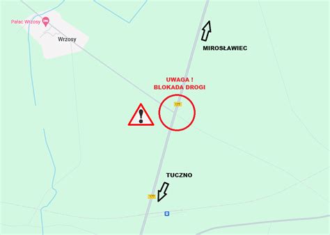 Informacja O Utrudnieniach W Ruchu W Dniu 13 07 2024 Tuczno
