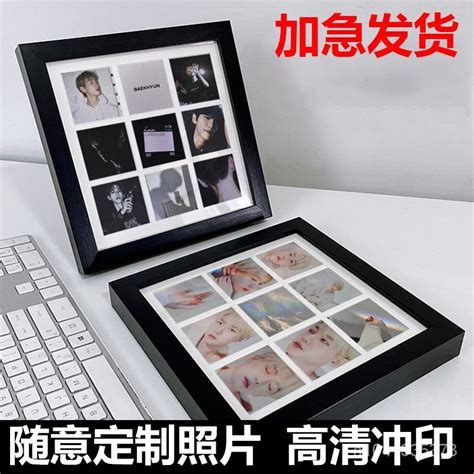 九宮格相框 相框 定製照片 9九宮格相框網紅宮格照片定製情侶diy禮物閨蜜紀念冊生日禮物擺臺 Oaue 蝦皮購物