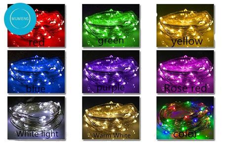 10M 100 LEDs Battery Operated Mini LED Copper Wire String Furniture