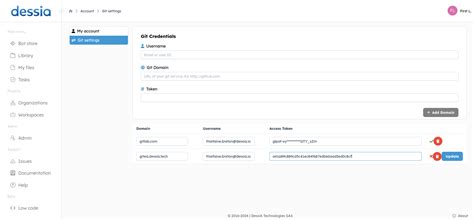Git Credentials Dessia Documentation