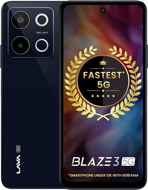 Lava Blaze Curve 5G Glass Iron 8GB LPDDR5 RAM UFS 3 1 128GB Storage