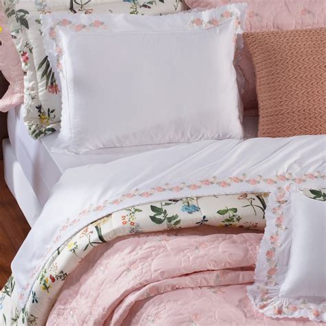 Campiello Roupa de Cama King Salmão Polis Casa Um conceito