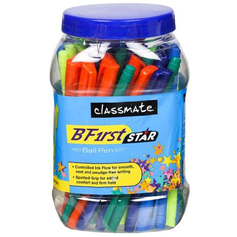 Classmate B First Star Blue Ball Pens Pack Of 50 Nos Kefamart
