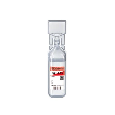 745 Wv Potassium Chloride Injection Braun