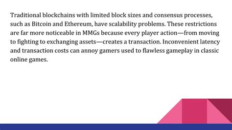 Ppt Solutions For Blockchain Scalability In Massive Multiplayer Games