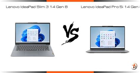 Banding Lenovo Ideapad Slim Gen Dan Lenovo Ideapad Pro I Gen Spesifikasi Dan