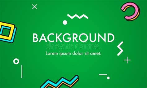 Abstract Colourful Geometric Shape Stock Vector Illustration Of