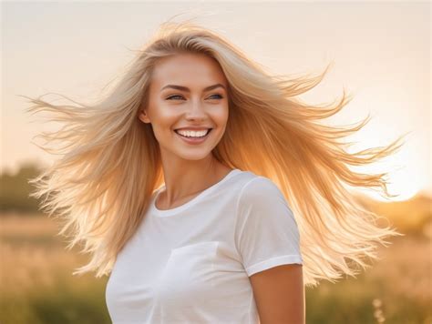 Premium Free Ai Images Privlekatelʹnaa Scastlivaa Molodaa Zensina