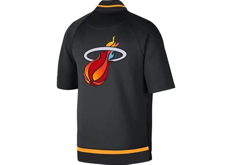 Nike Nba Miami Heat Showtime City Edition Short Sleeve Jacket Black