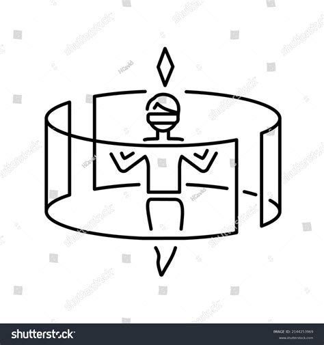 Shared Digital World Metaverse Development Thin Stock Vector (Royalty Free) 2144253969 ...