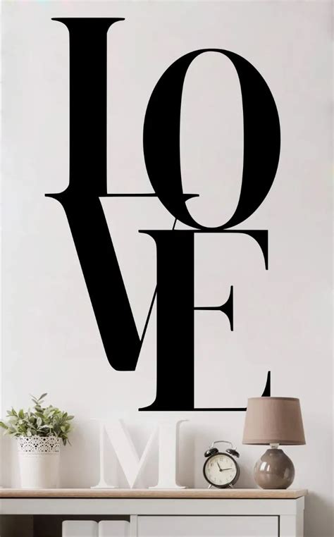 Los mejores vinilos decorativos en Mercado Libre México Love Letras
