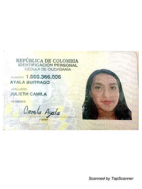 Cedula Pdf