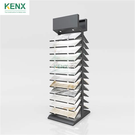 Custom Tile Free Standing Display Rack Hot Sale