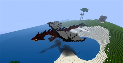 Koduwhiing Dragon Schematic Minecraft Project