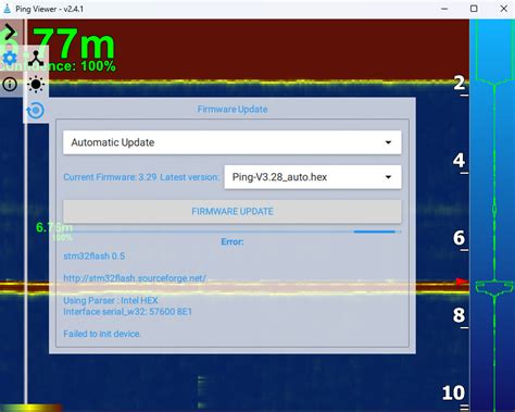 blueos won t detect ping1d blueos blue robotics community forums