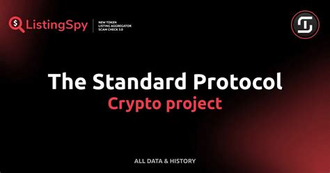 The Standard Protocol Crypto Project Tst Token Listings Events Analysis Listingspy