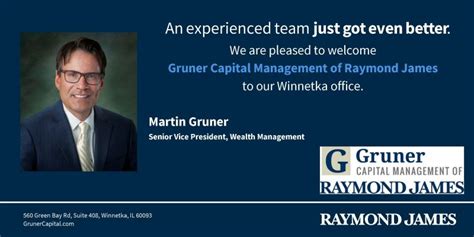 Welcome Martin Gruner Crpc® To Raymond James Raymond James Chicagoland Complex