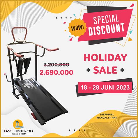 Treadmill Manual Fungsi GAF BANDUNG