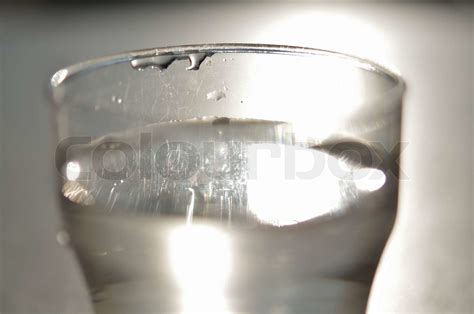 Glas Med Vand Stock Foto Colourbox
