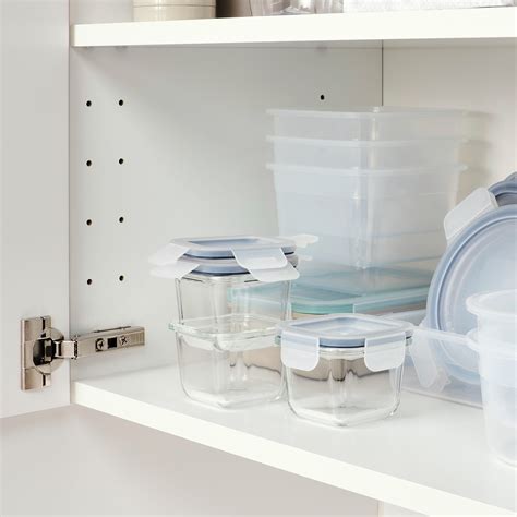 Ikea 365 Food Container With Lid Squareglass 180 Ml Ikea Lietuva