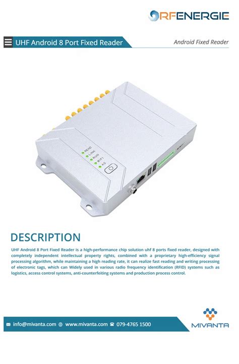 Uhf Passive 4 Port Rfid Reader Tcp Ip At ₹ 60000 Piece In Ahmedabad Id 2852975893755