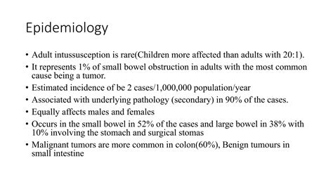 Intussusception In Adults Pptx