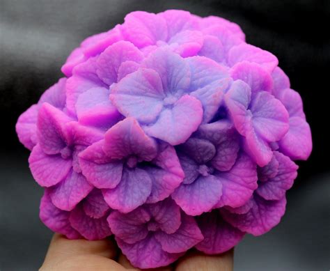 Large 3d Hydrangea Silicone Mold For Soap Wax Candles Flower Mold