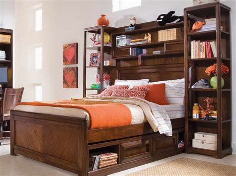 Bookcase Headboard Full Ikea Home Design Ideas