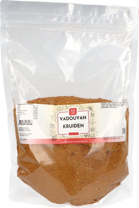 Van Beekum Specerijen Vadouvan Kruiden 1 Kilo Hersluitbare Stazak