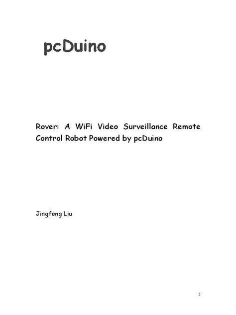 Jingfeng Liu Pdf Arduino Linux