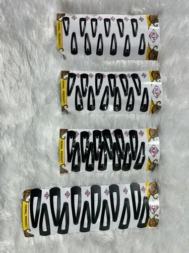 Black Metal Hair Tic Tack Pin 12 Pieces At ₹ 10dozen In Pune Id 2856847590397