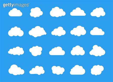 Clouds Line Art Icon Collection Storage Solution Element Networking Cloud And Meteorology