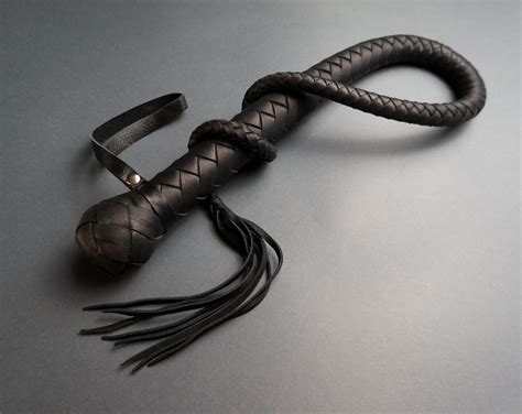Single Tail Whip For Bdsm Leather Sex Whip Etsy