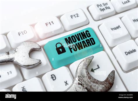Conceptual Display Moving Foward Internet Concept Towards A Point Move