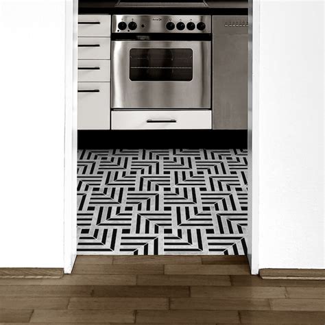 Sunwings Black 10 In X 11 In Matte Recycled Glass Hexagon Marble Look