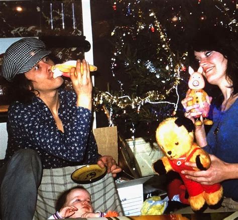 Richard Beckinsale Kate Beckinsale Judy Loe Christmas 1973 Kate