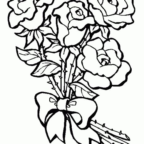 Cool Flower Coloring Pages Flower Coloring Page