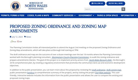 North Wales Zoning Map Business Alliance Talks To Continue In August