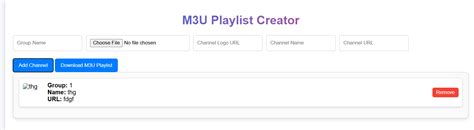M3u Playlist Playlist Making Script