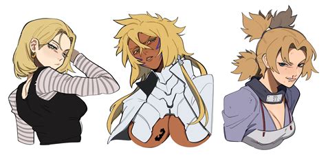 Porqueloin Android 18 Temari Naruto Tier Harribel Bleach Dragon Ball Naruto Classic