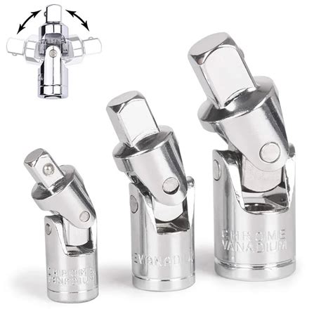 임팩트 범용 조인트 회전 렌치 소켓 어댑터 드라이브 세트 특수 14 38 12 슬리브 수동 소켓 임팩트 도구