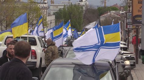 Автопробіг з нагоди 105 річниці підняття Прапору ВМС України Youtube