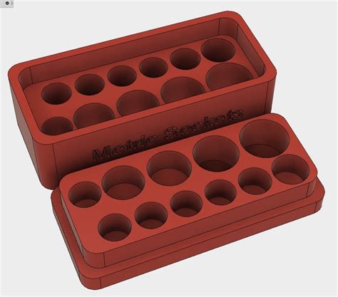 Metric Socket Storage Box By Anton Download Free Stl Model