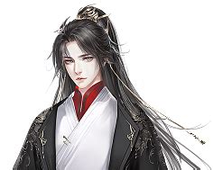 二次元立绘 花瓣网 陪你做生活的设计师 古风立绘美男