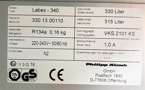 Labstuff Eu Kirsch Labex Labork Hlschrank Liter C