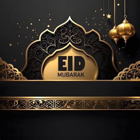 Premium Psd Eib Mubarak Background Design Banner Template