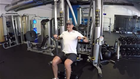 Seated Cable Chest Press Youtube