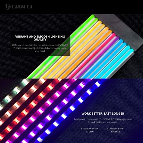 Extension Cable Kit Lian Li Strimer Plus Rgb Pc Addressable 5v A Rgb