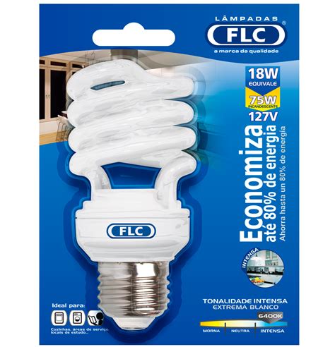 Lâmpada Eletrônica Espiral w X v Branca Fria luz Branca E Flc Santil